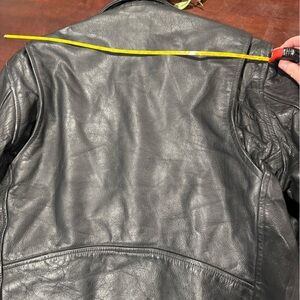 Vintage | Jackets & Coats | Vintage Genuine Leather Motorcycle Jacket ...